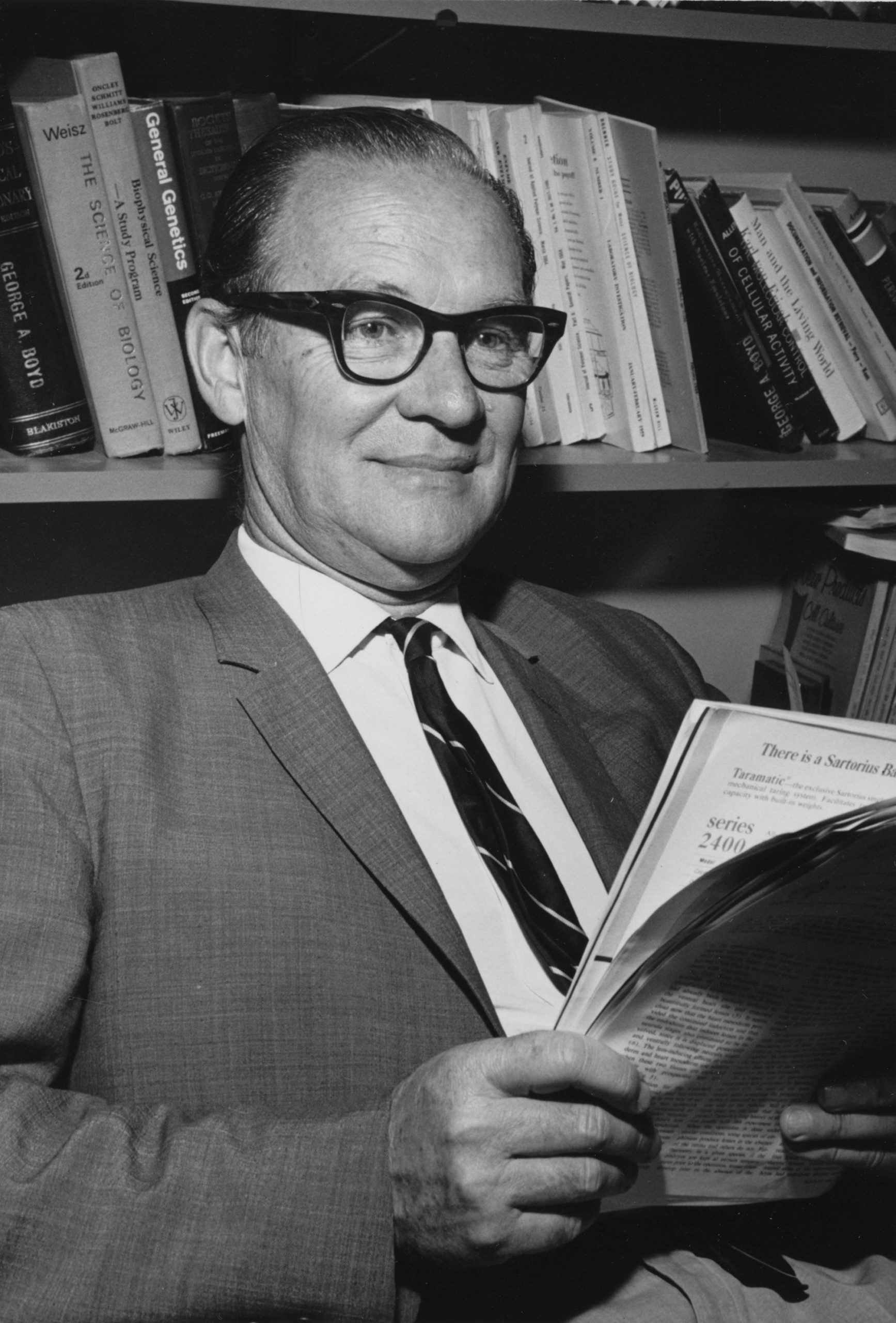 George Boyd, ASU portrait ca1950 – Buseck Center for Meteorite Studies
